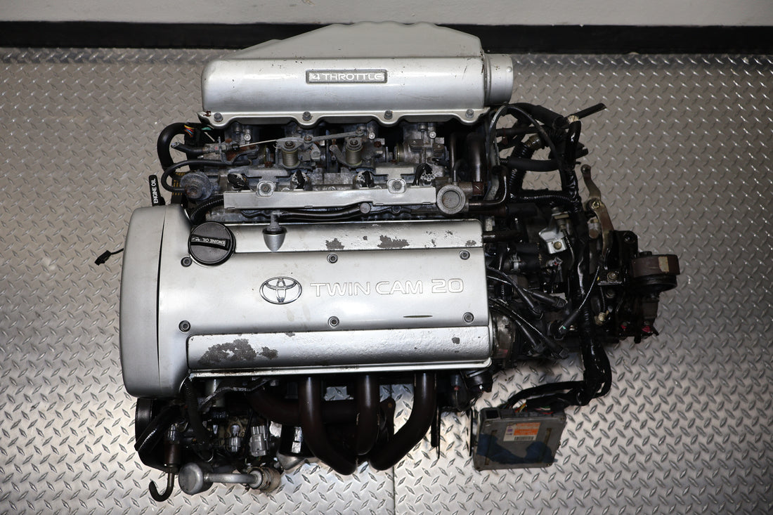 JDM Toyota 4AGE Silvertop 1.6L 20V Engine & 5-Speed Manual Trans – All ...